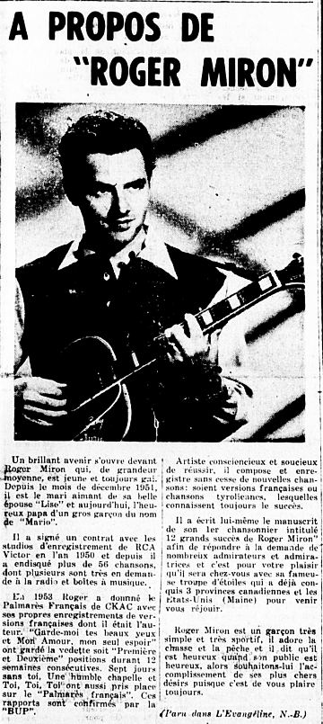 Roger Miron le cow-boy canadien – Chroniques anachroniques