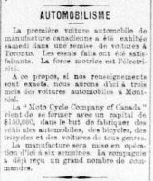 Les premiers automobiles au Québec – Chroniques anachroniques